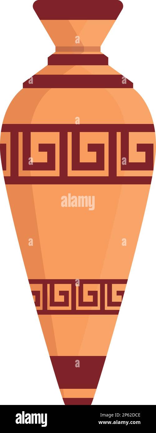 Greek pot icon cartoon vector. Ancient pottery. Classic gods Stock ...