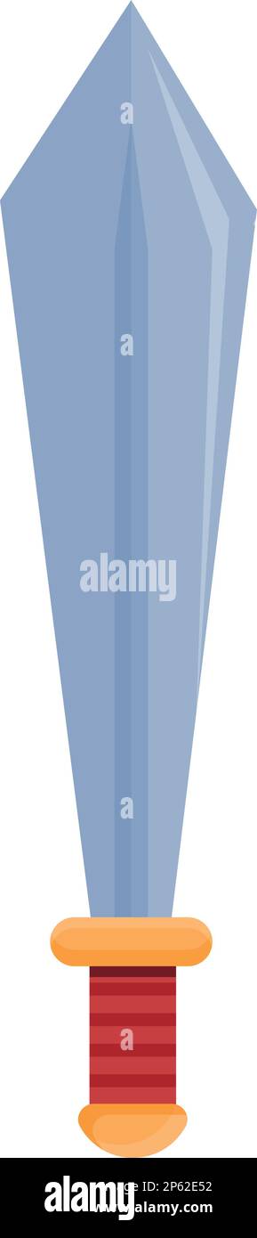 Greek sword icon cartoon vector. War history. Art mythology Stock ...