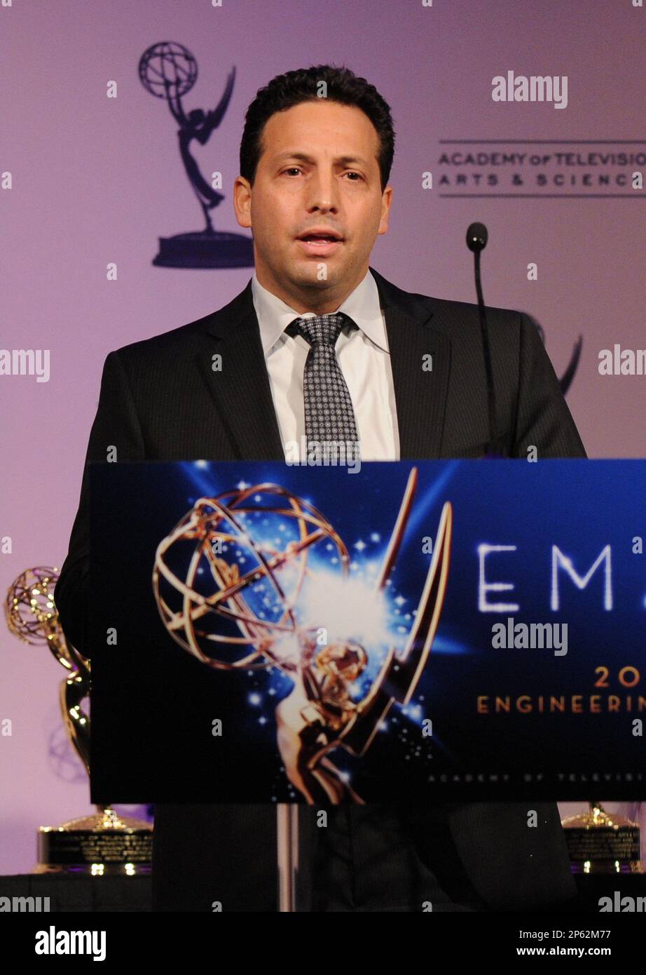 HOLLYWOOD, CA - OCTOBER 24: Senior Products Manager, Adobe Systems Todd Greenbaum accepts the ...