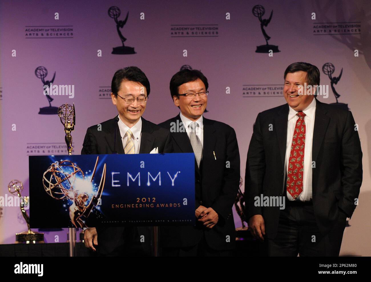 HOLLYWOOD, CA - OCTOBER 24: (L-R) Sr. Manager for Professional Monitor ...