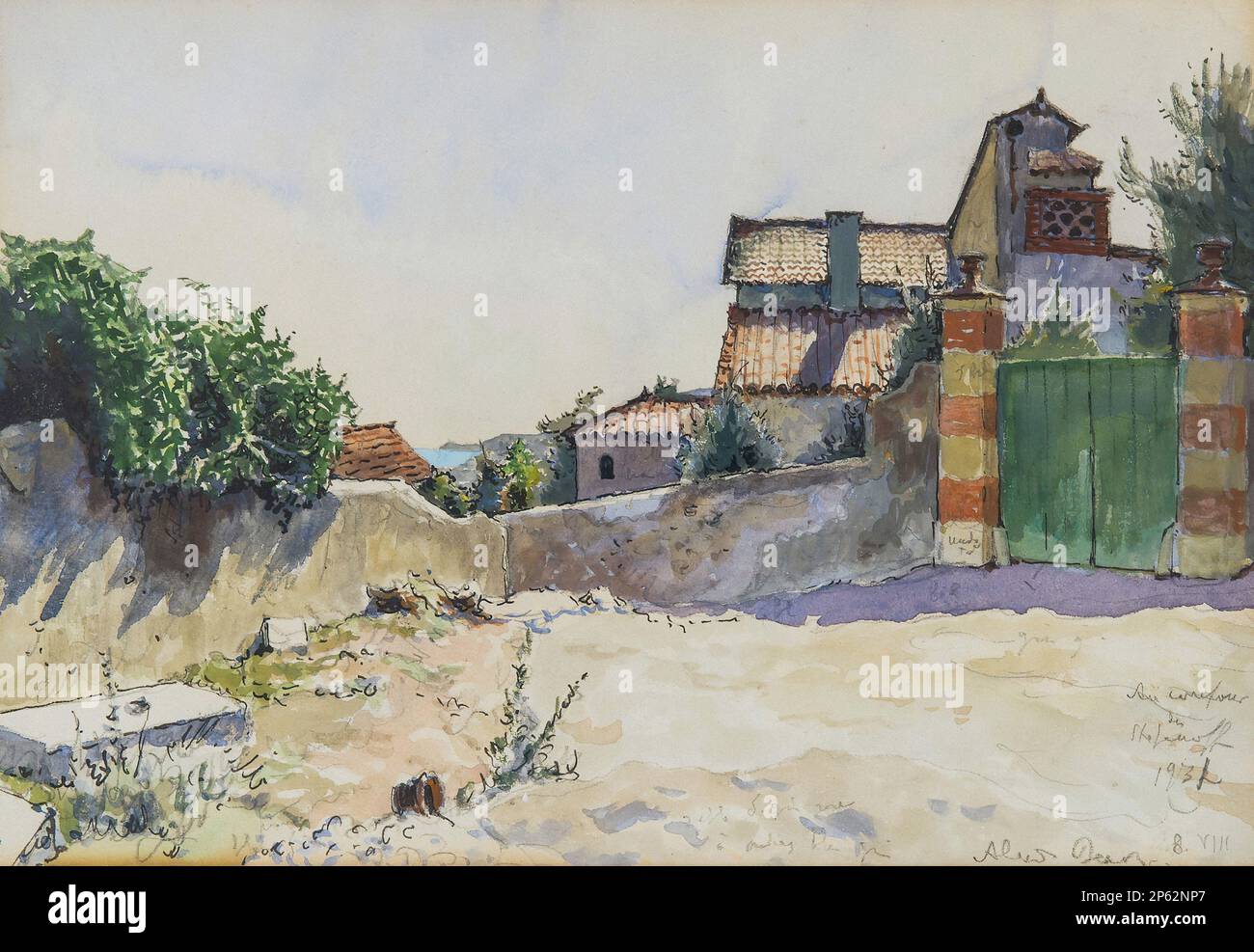 Бенуа Александр Николаевич - Степановские ворота - Русская школа XIX ...