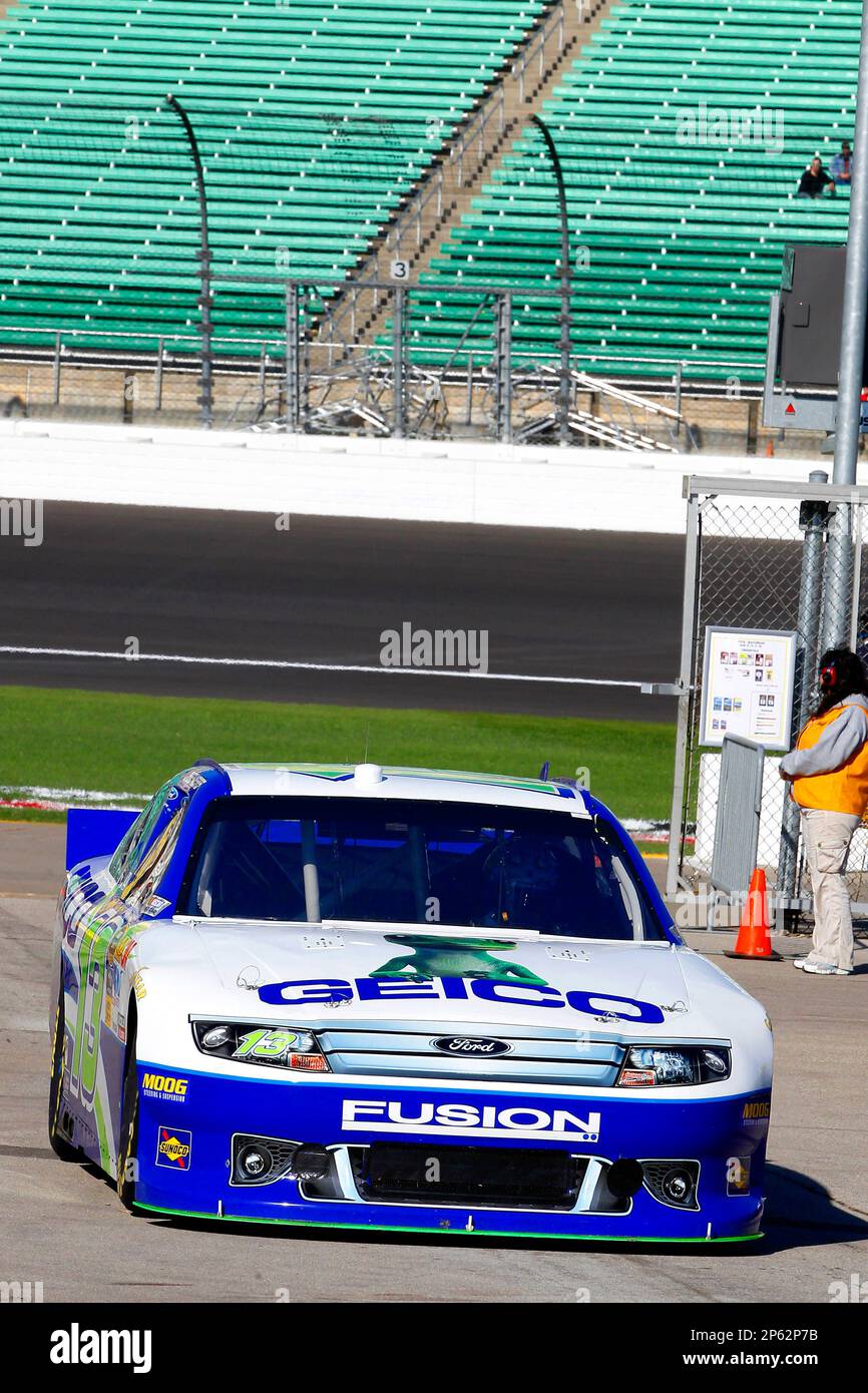Casey Mears during practice for the NASCAR Sprint Cup Series auto race ...