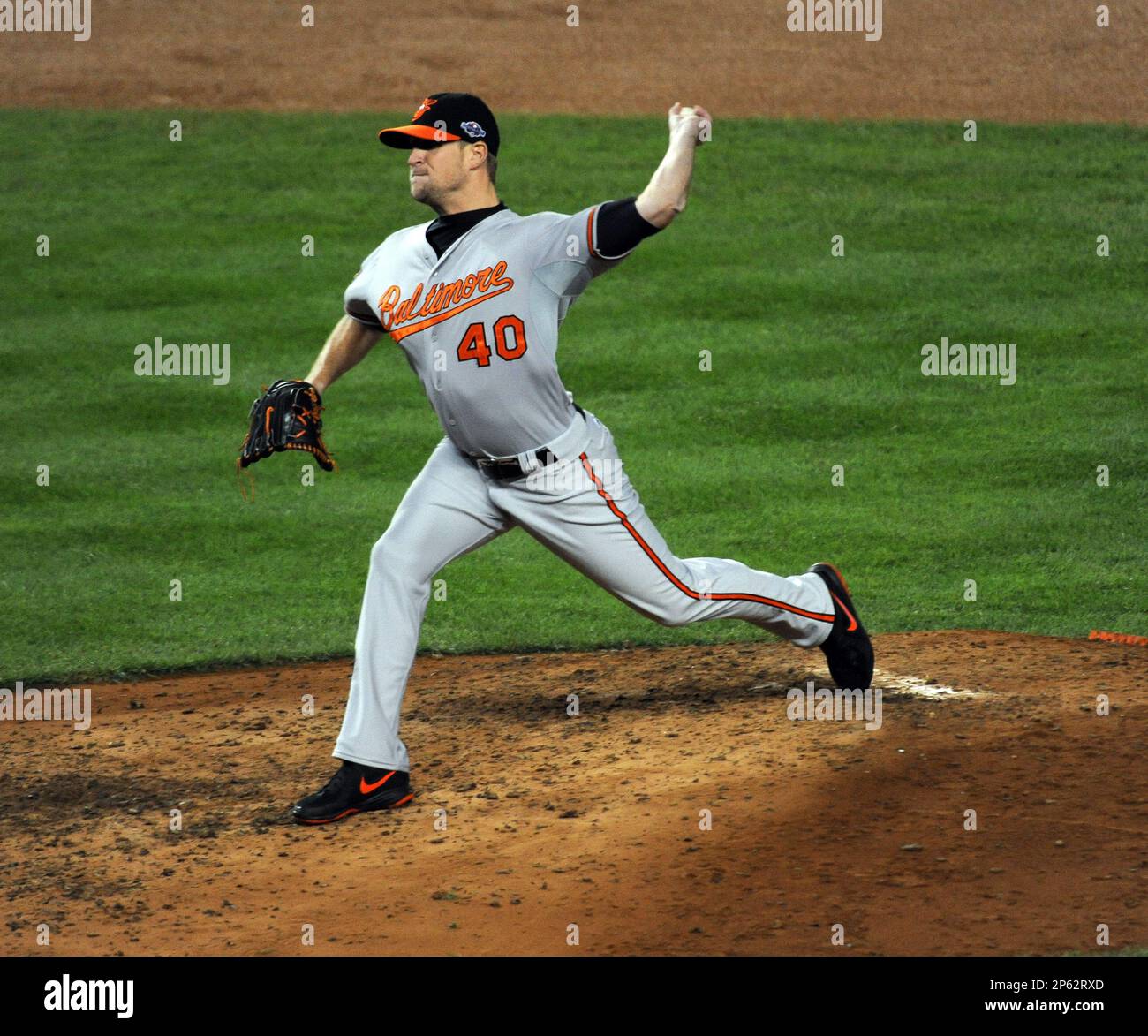 Baltimore Orioles pitcher Troy Patton (40) during ALDS Game 4 against ...