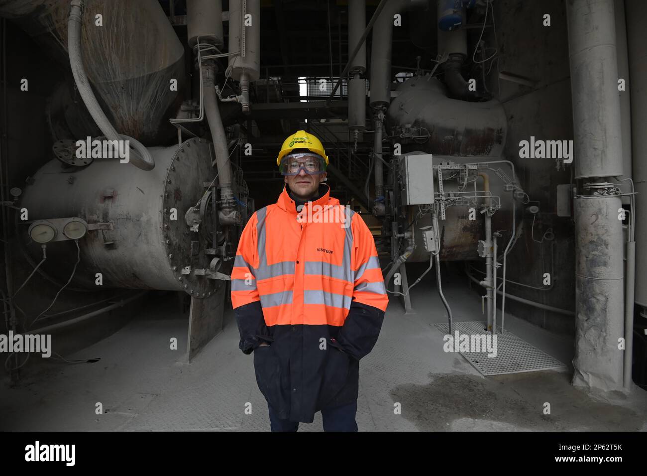 Rochefort Mayor Pierre-yves Dermagne poses for the photographer during ...