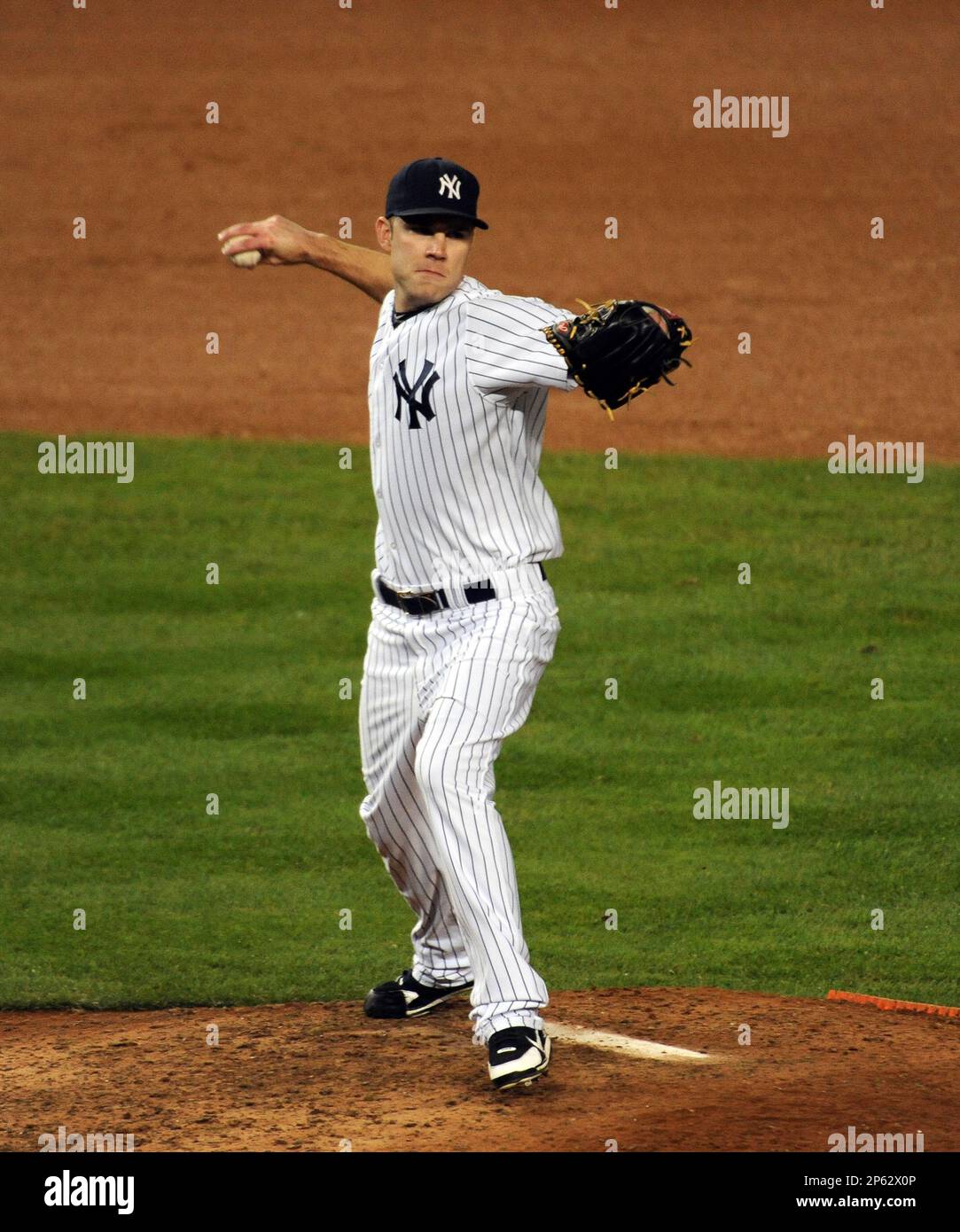 New York Yankees pitcher David Phelps (41) during ALDS Game 4 against ...