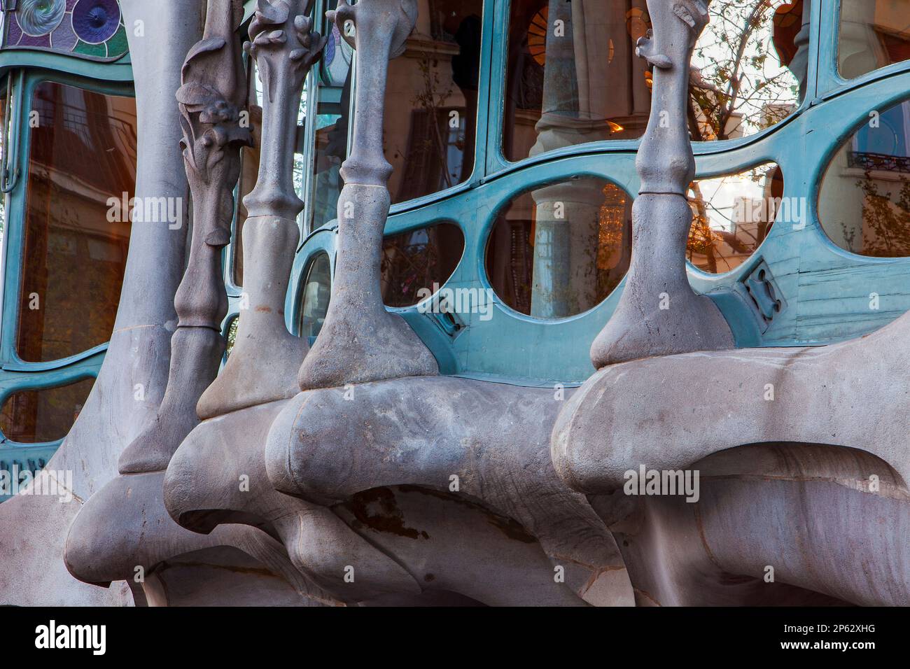 Casa Batllo (Batllo House) by Antonio Gaudi, Barcelona, Spain Stock ...