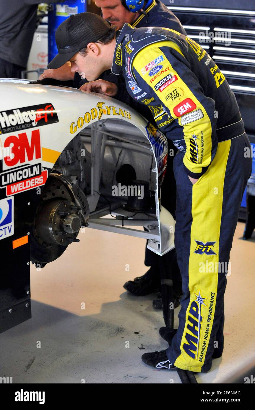 David Gilliland during practice for the NASCAR Sprint Cup Series auto ...