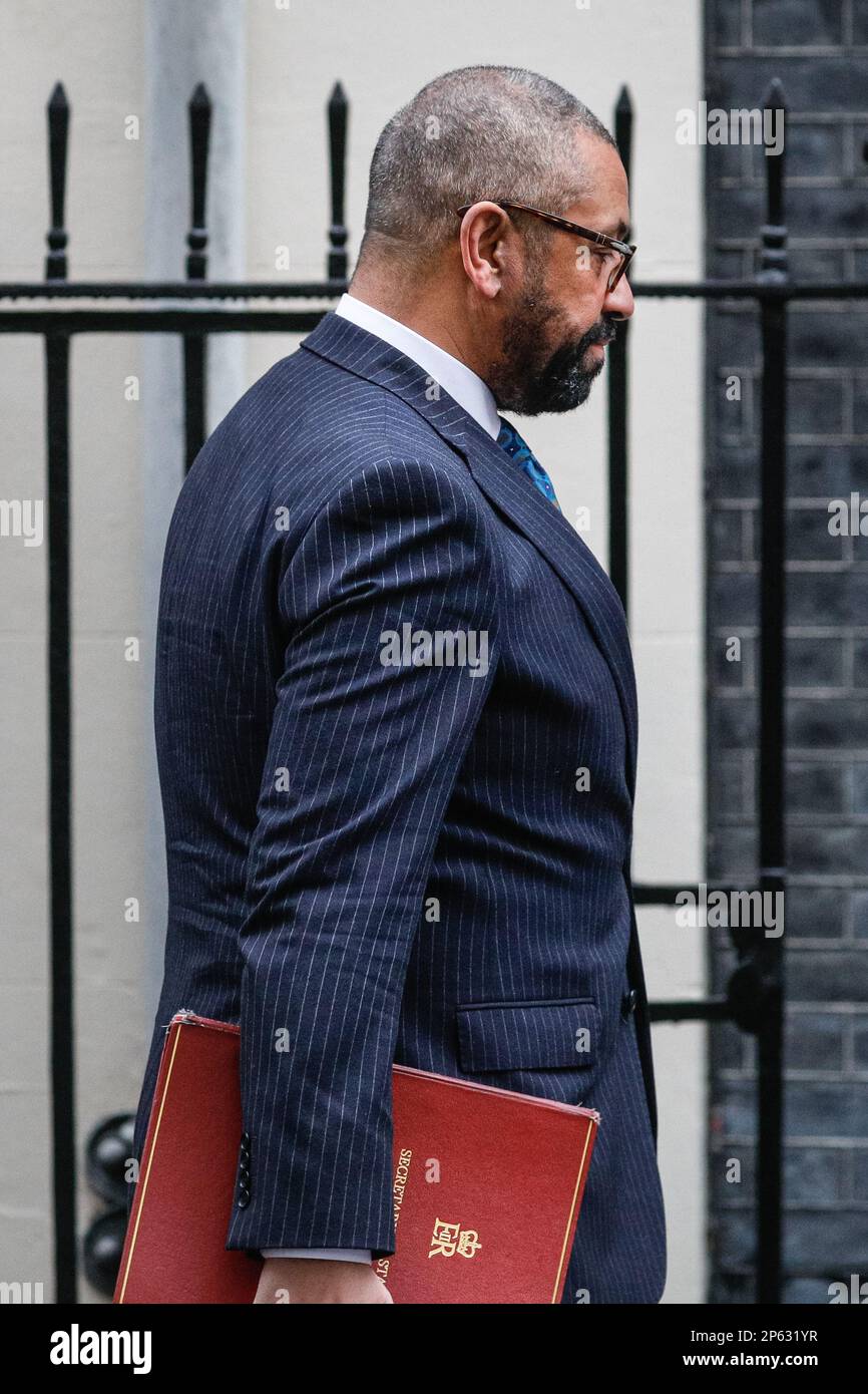London, UK. 07th Mar, 2023. James Cleverly, MP, Secretary of State for ...