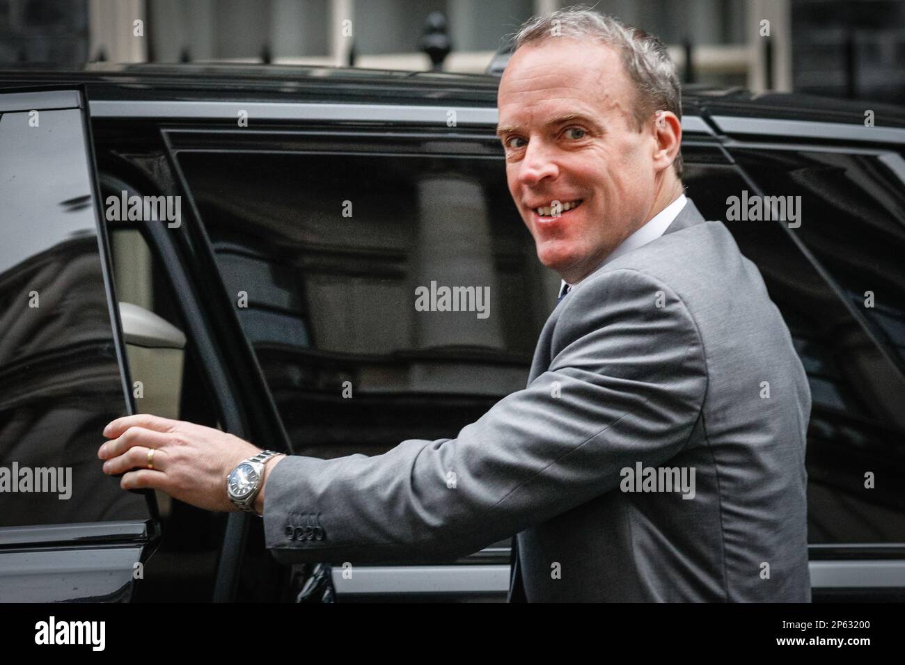 London, UK. 07th Mar, 2023. Dominic Raab MP, Deputy Prime Minister ...