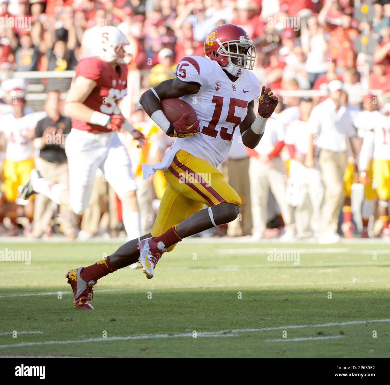 USC Trojans Nelson Agholor (15) in action during a game against ...