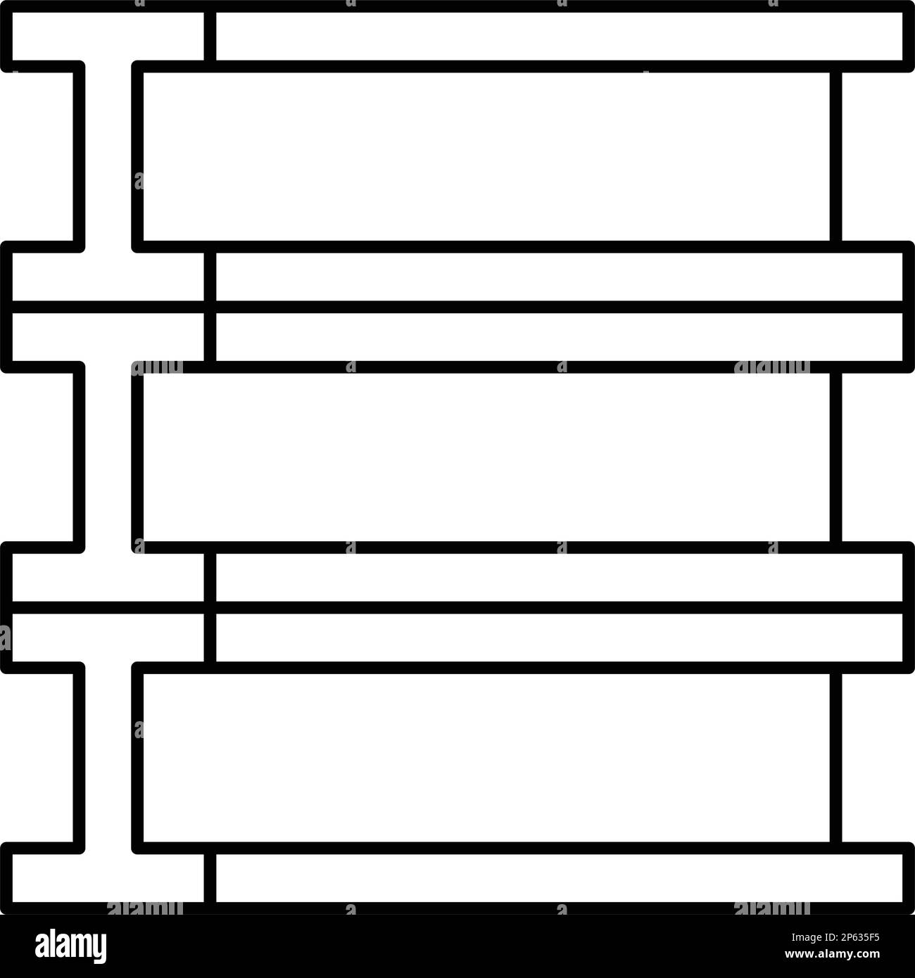 section steel production line icon vector illustration Stock Vector ...
