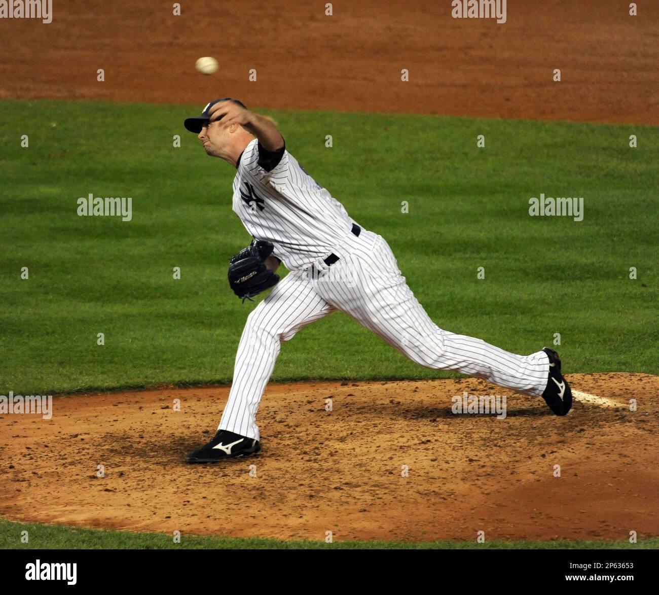 New York Yankees pitcher Boone Logan (48) during ALDS Game 3 against ...