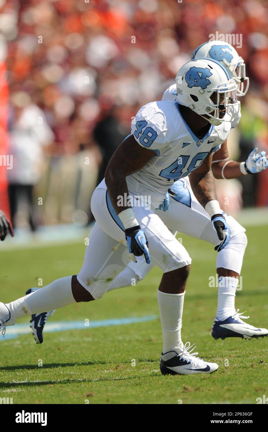 North Carolina Tarheels Kevin Reddick (48) in action during a game ...