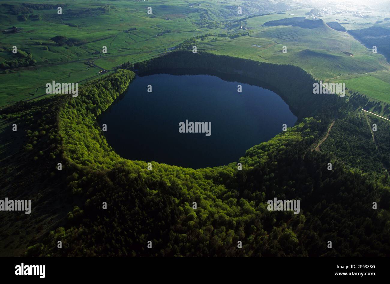 France. Puy-de-Dome (63) Regional Natural Park of the Volcanoes of ...