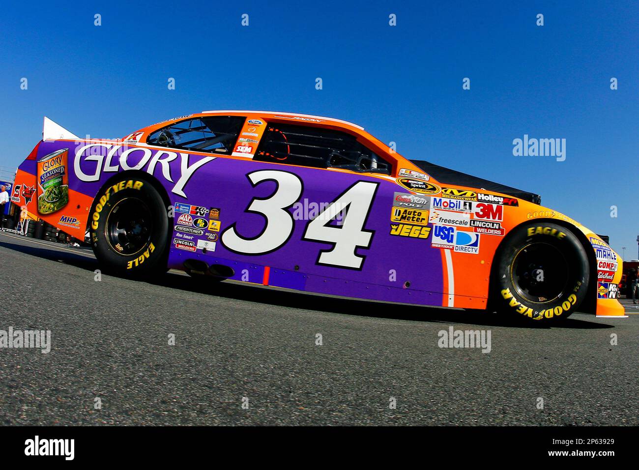 David Ragan during practice for the NASCAR Sprint Cup Series auto race ...