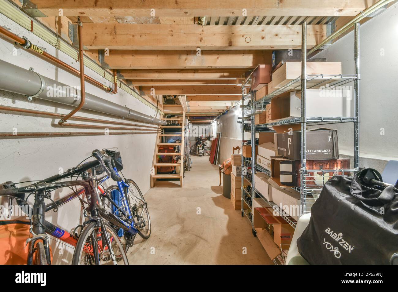 Amsterdam, Netherlands - 10 April, 2021: the inside of a building with ...