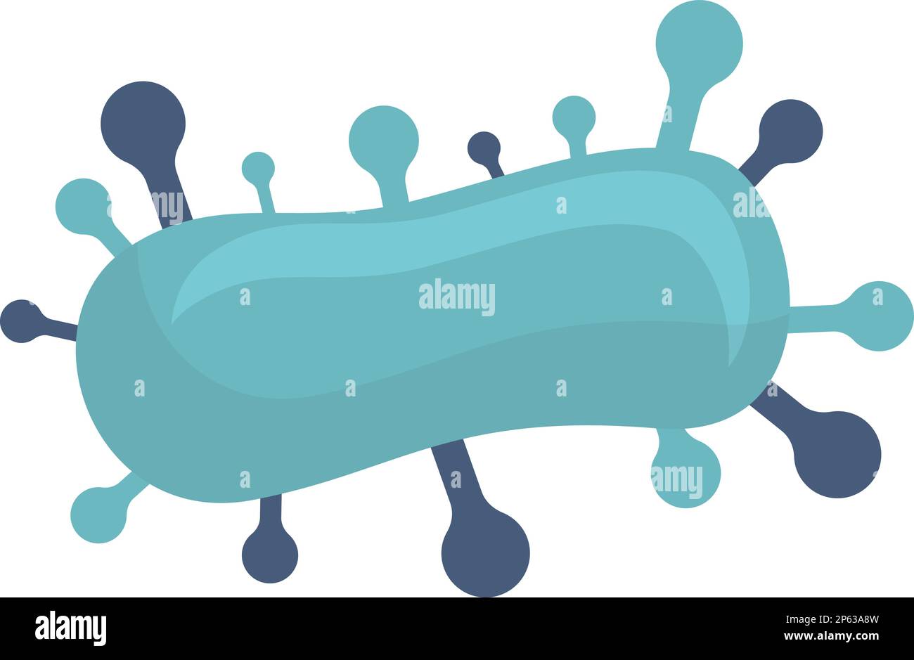 Tonsillitis bacteria icon cartoon vector. Hygiene inflammation. Throat ...