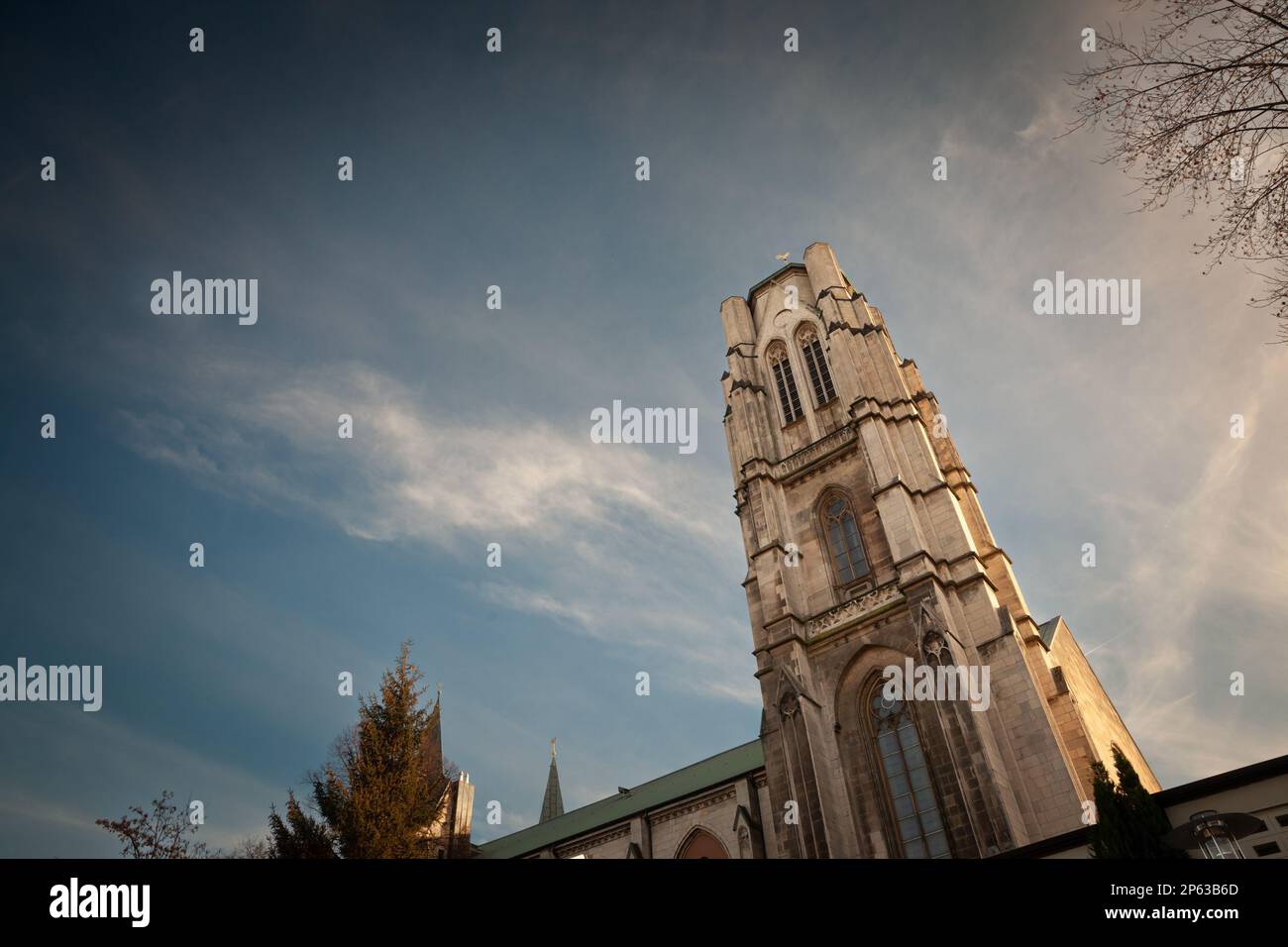 Picture of the chuch of Sankt Gertrud Kirche in Essen, Germany. St ...