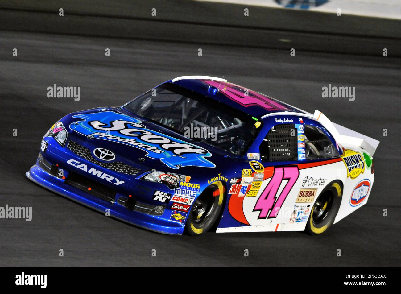 Bobby Labonte (47) during the NASCAR Sprint Cup Series auto race at ...