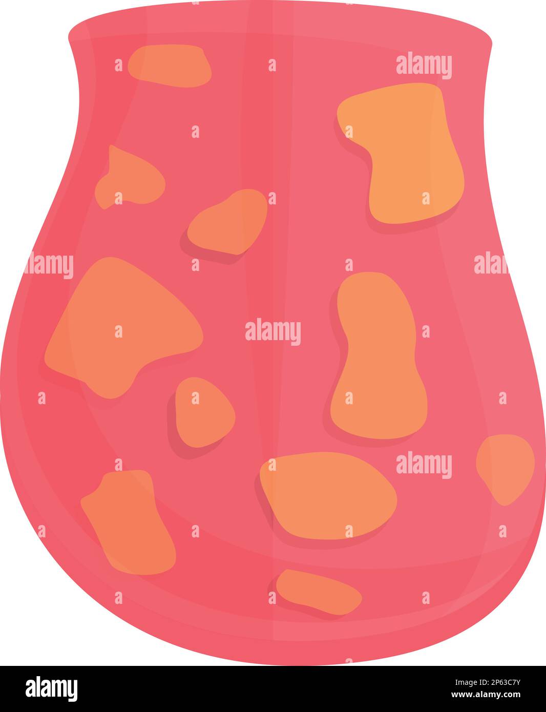 Tongue tonsillitis icon cartoon vector. Bacterium cough. Health anatomy ...