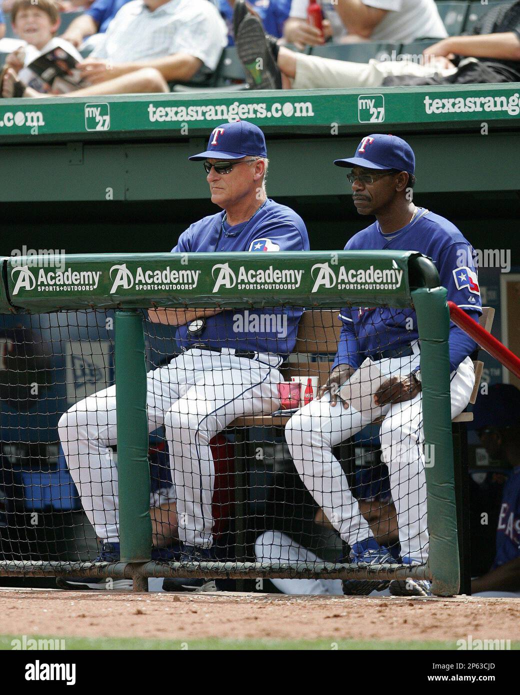 Seattle Mariners Manager Ron Washington against the Texas Rangers on ...