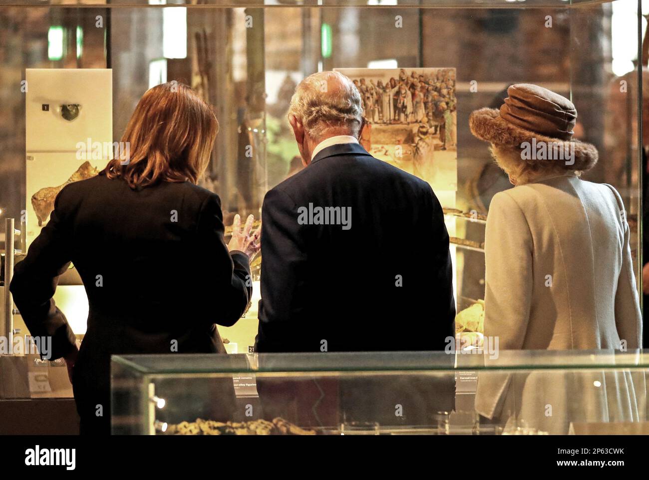 King Charles III and the Queen Consort during a visit to Colchester ...