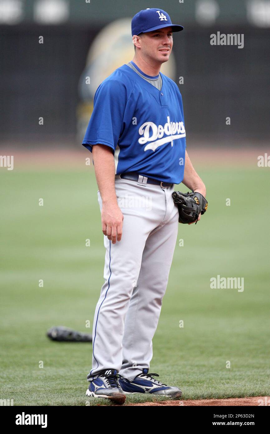 June 18, 2008: Los Angeles Dodgers third baseman Andy LaRoche (28) at ...