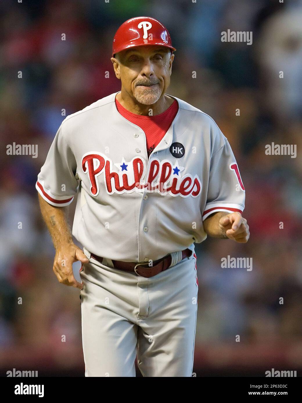 Davey Lopes during a National League game between the Philadelphia ...