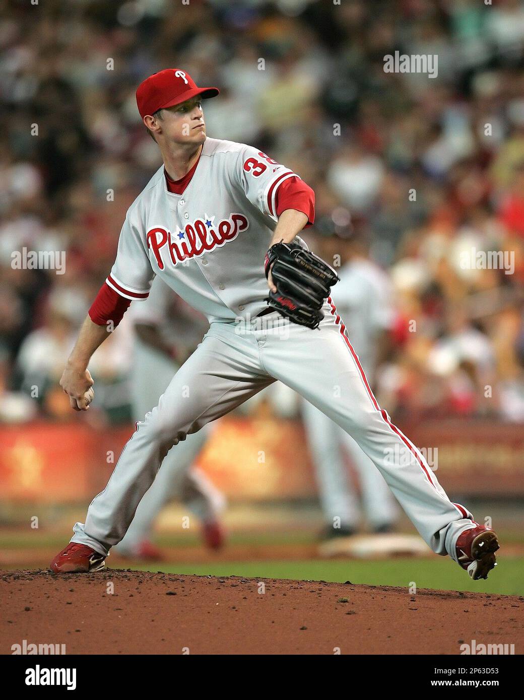 Philadelphia Phillies pitcher Kyle Kendrick on Thursday May 22, 2008 at ...