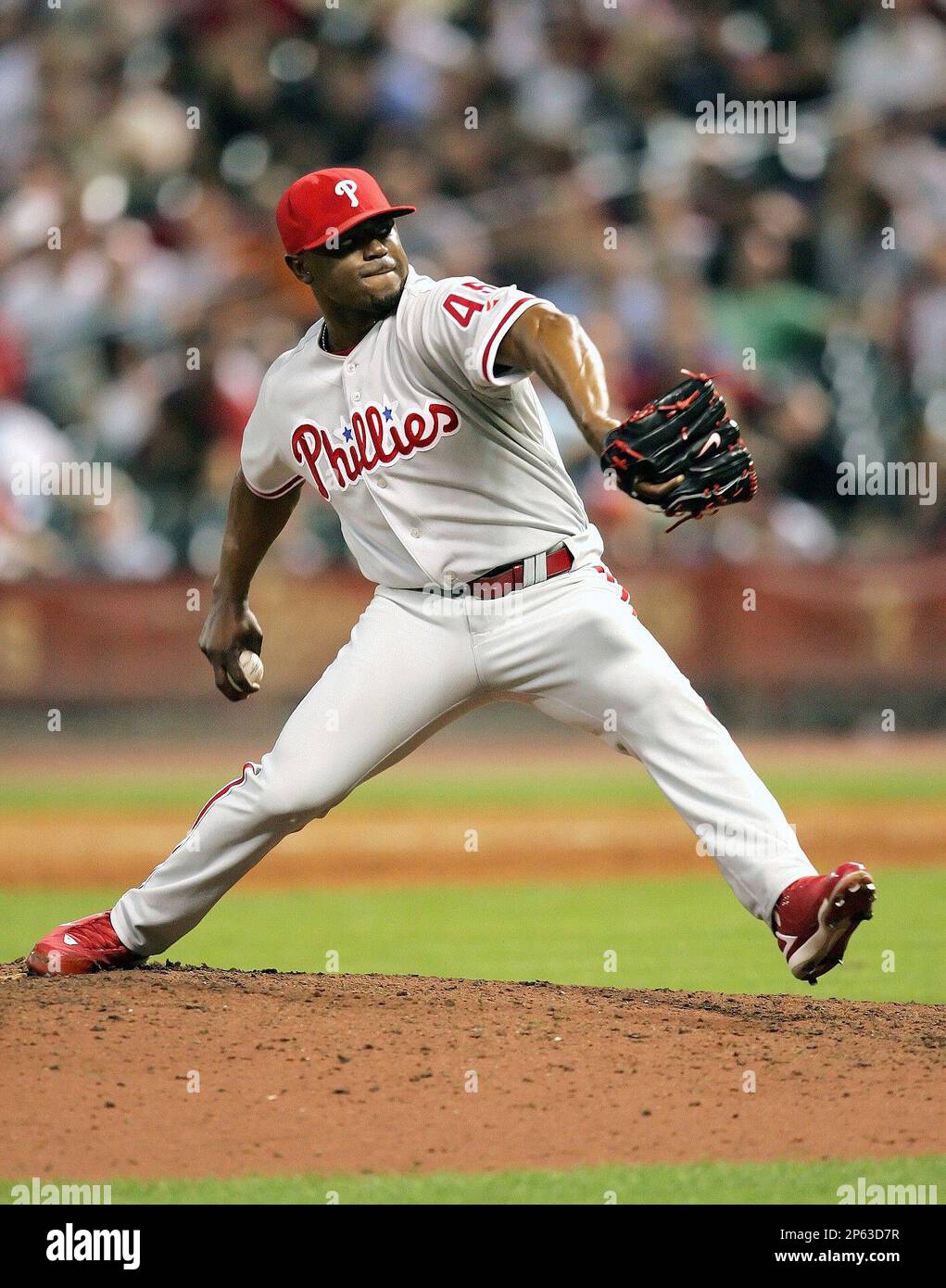 Phillies pitcher Tom Gordon on Thursday May 22, 2008 at Minute Maid ...