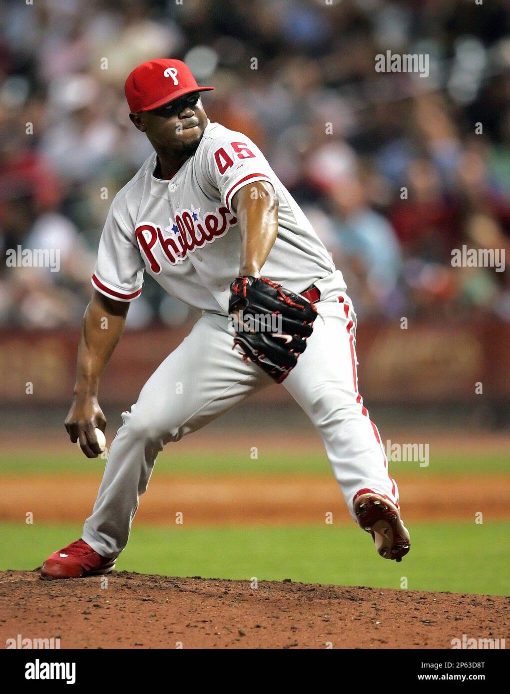 Phillies pitcher Tom Gordon on Thursday May 22, 2008 at Minute Maid ...