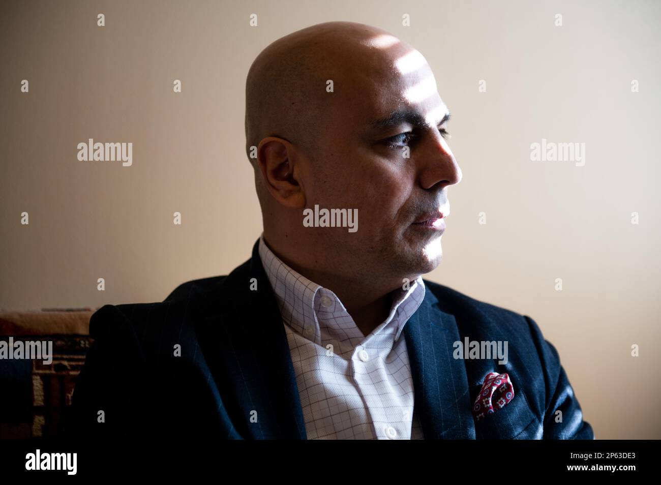 Hassan Soroosh, the pre-Taliban ambassador of Afghanistan is seen in a ...