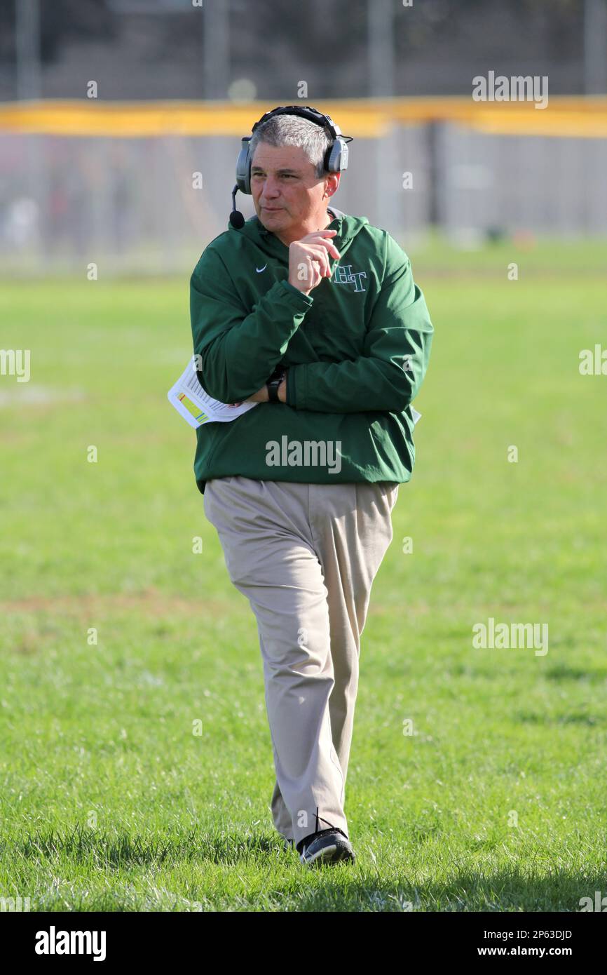 Holy Trinity Titans coach Tony Mascia is seen on the sidelines during a ...