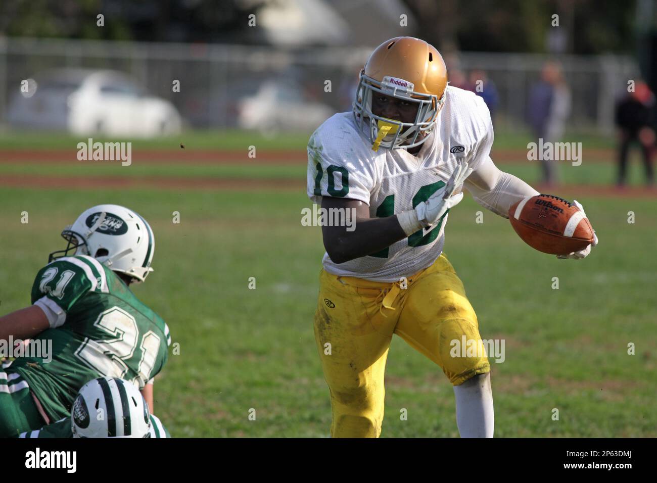 Holy Cross Knights Jordan Francklin #10 in action against the Holy ...
