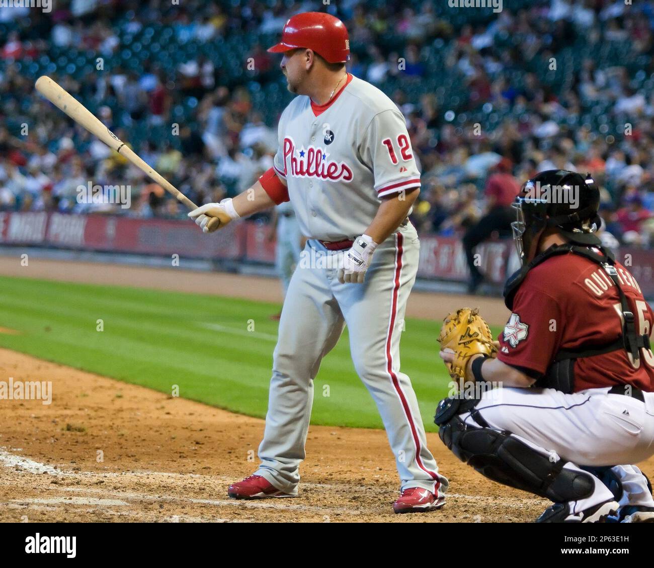 Matt Stairs during a National League game between the Philadelphia ...