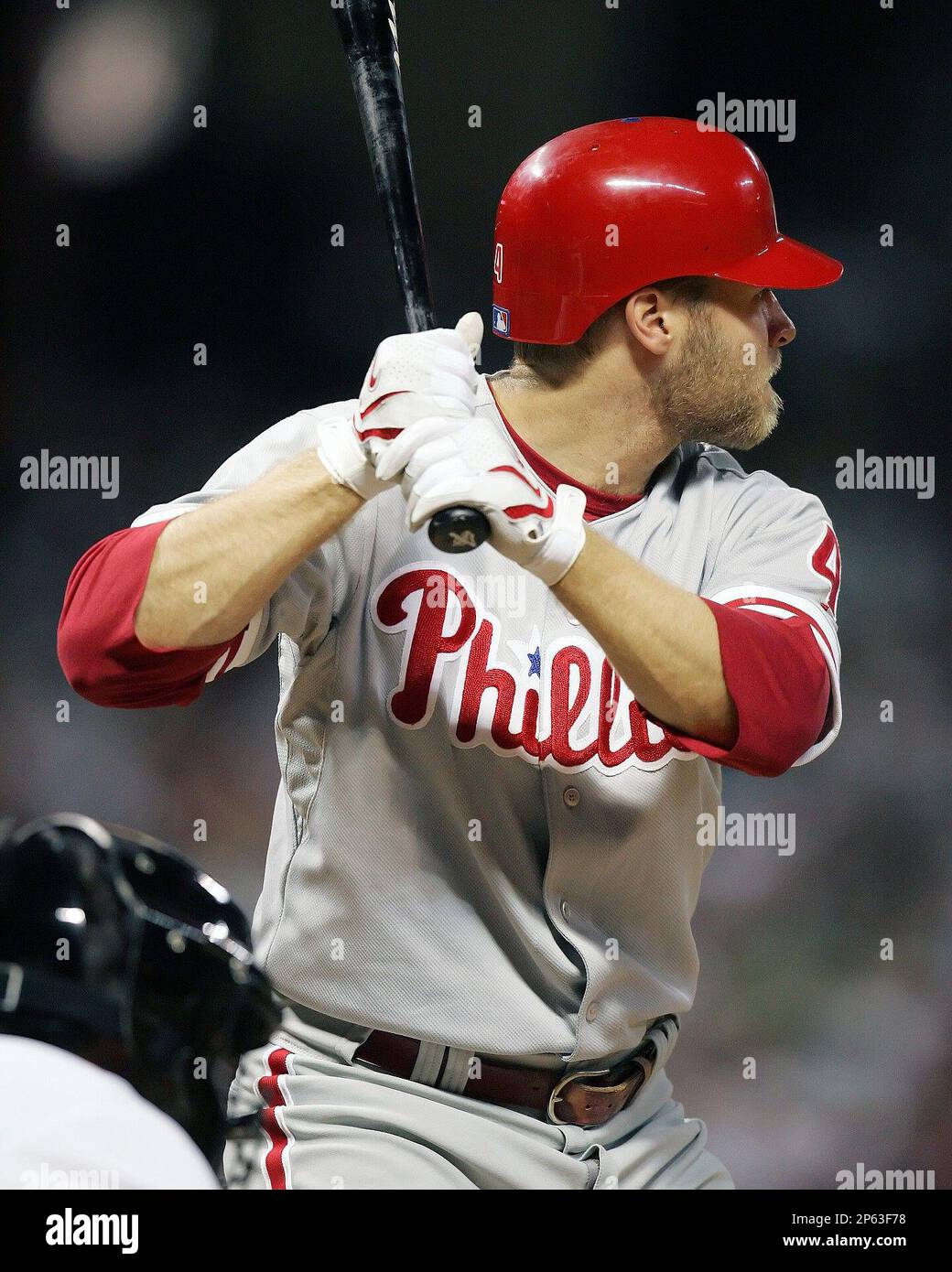 Phillies infielder Eric Bruntlett on Saturday May 24, 2008 at Minute ...