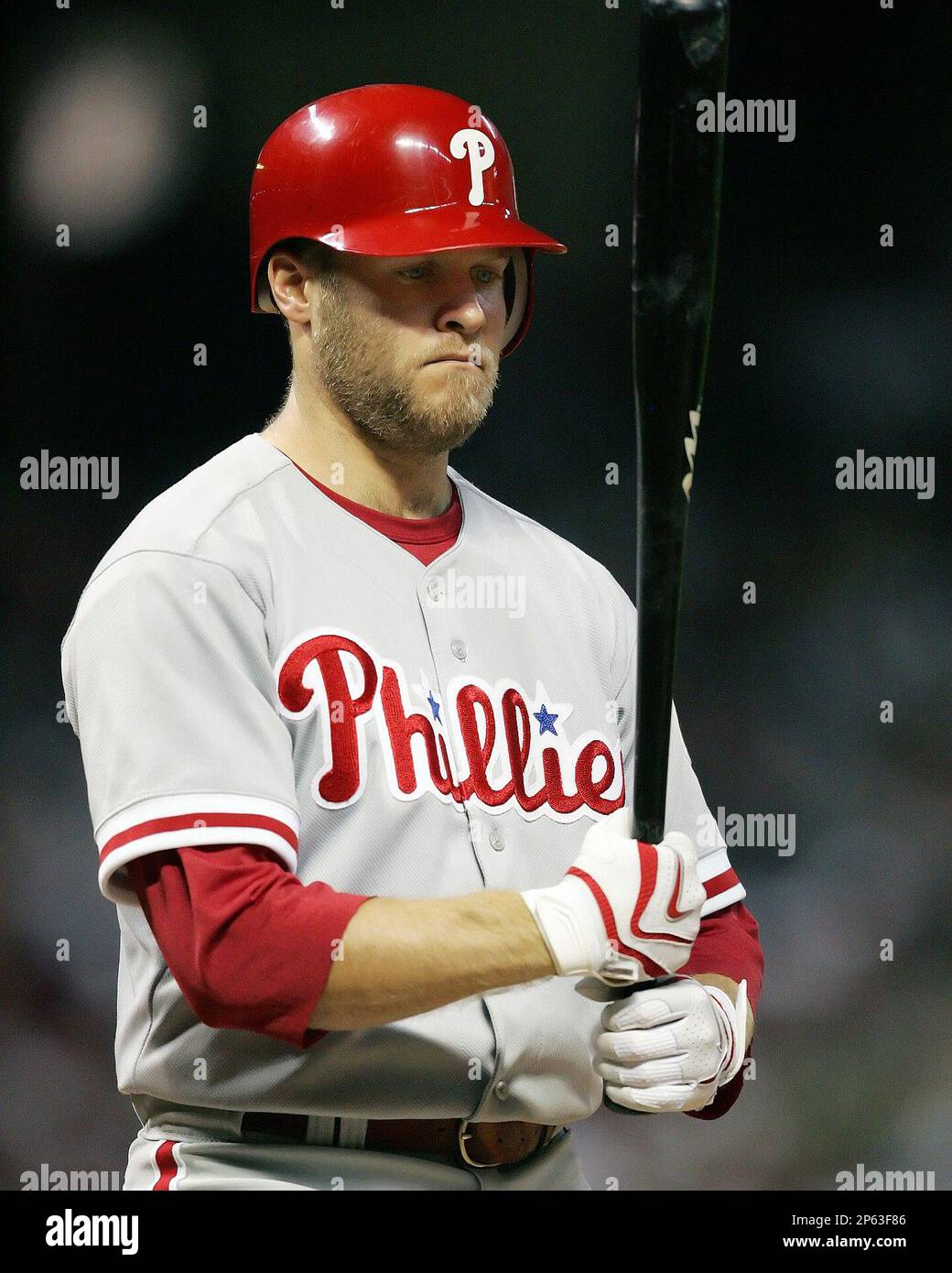 Phillies infielder Eric Bruntlett on Saturday May 24, 2008 at Minute ...