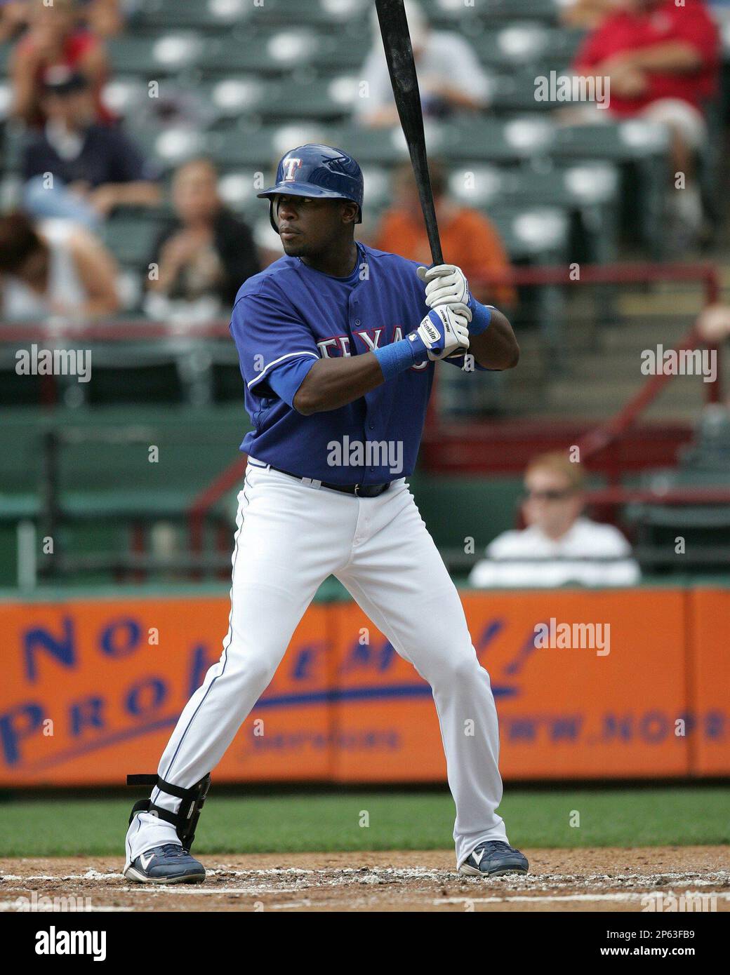 Texas Rangers OF Brandon Boggs against Seattle on May 14th, 2008 at ...