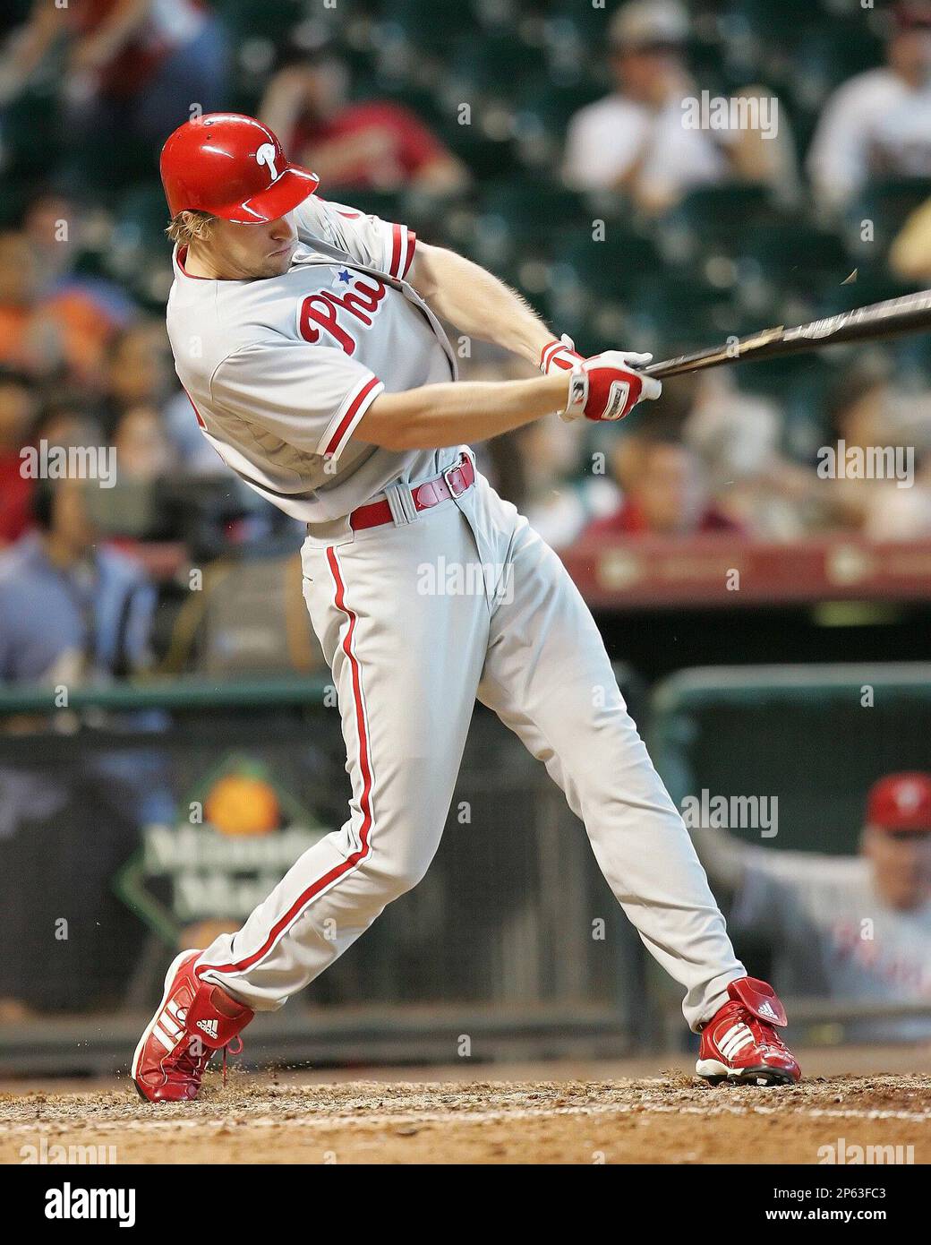 Phillies OF TJ Bohn on Sunday May 25, 2008 at Minute Maid Park in ...