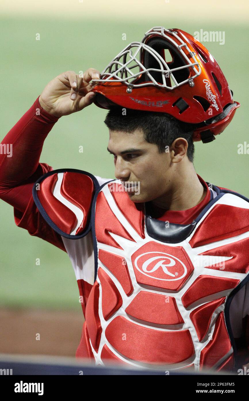 Catcher Jeremy Martinez #25 of Mater Dei H.S. in Fountain Valley ...