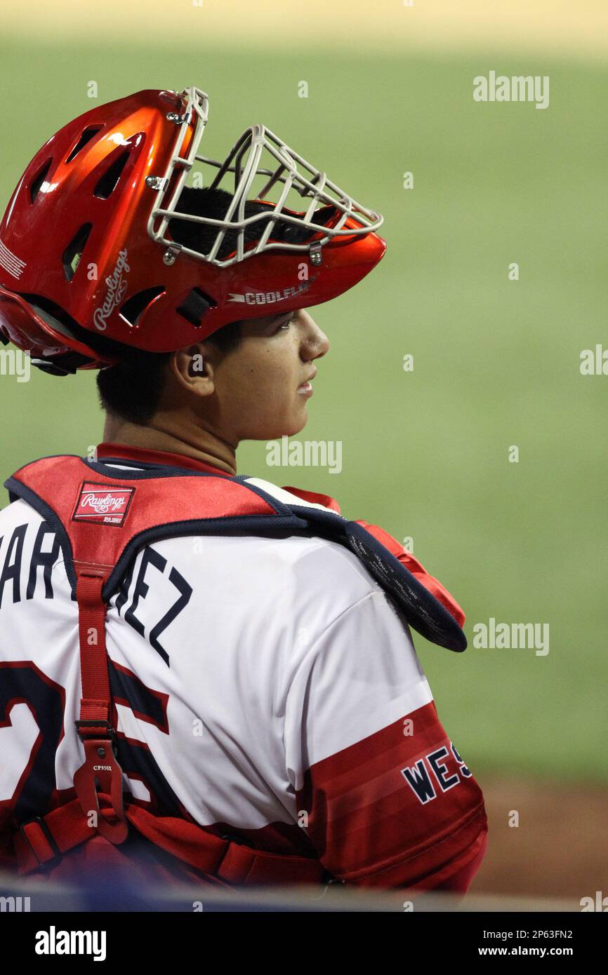Catcher Jeremy Martinez #25 of Mater Dei H.S. in Fountain Valley ...