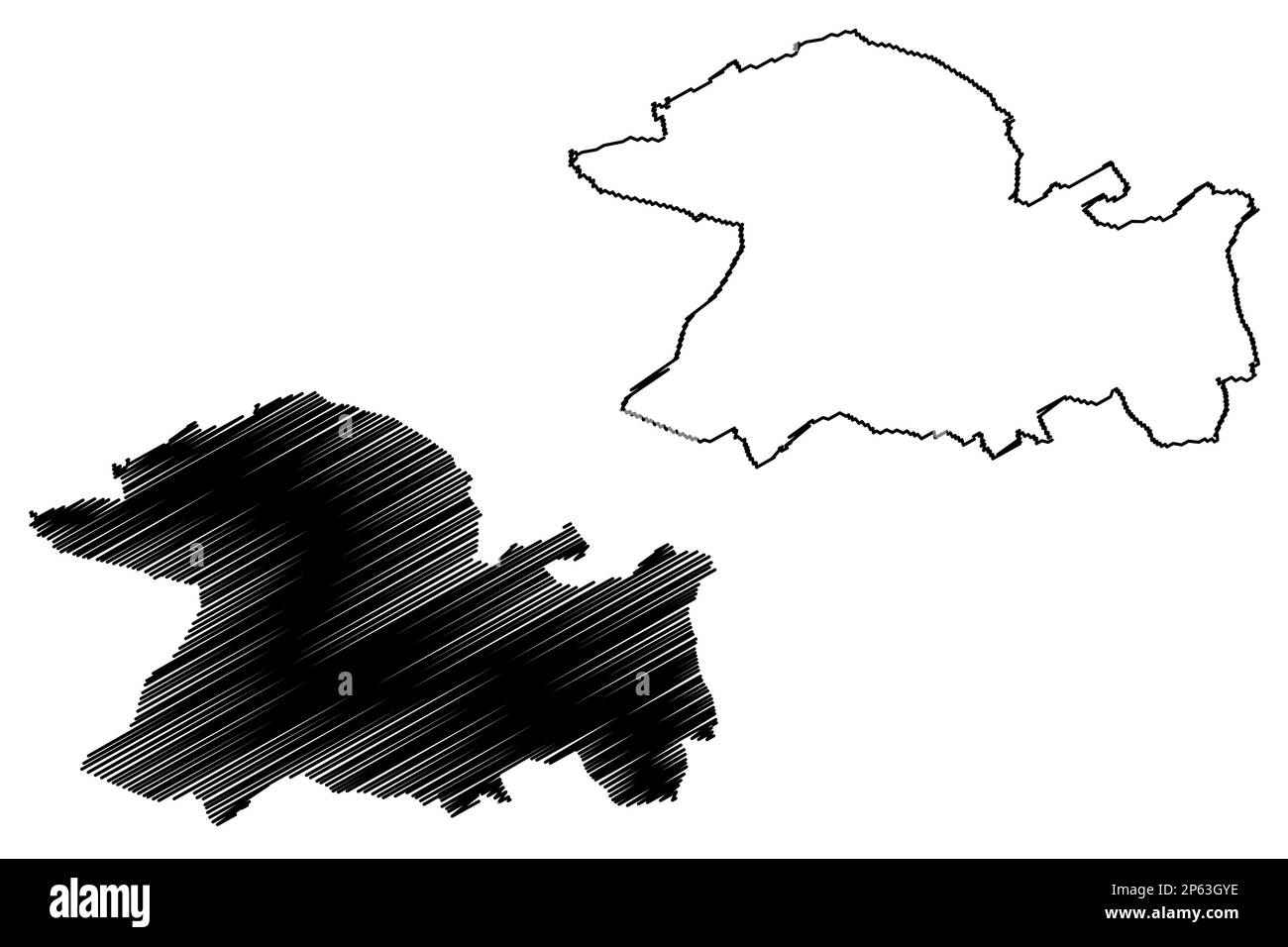 Ealing map vector Black and White Stock Photos & Images - Alamy