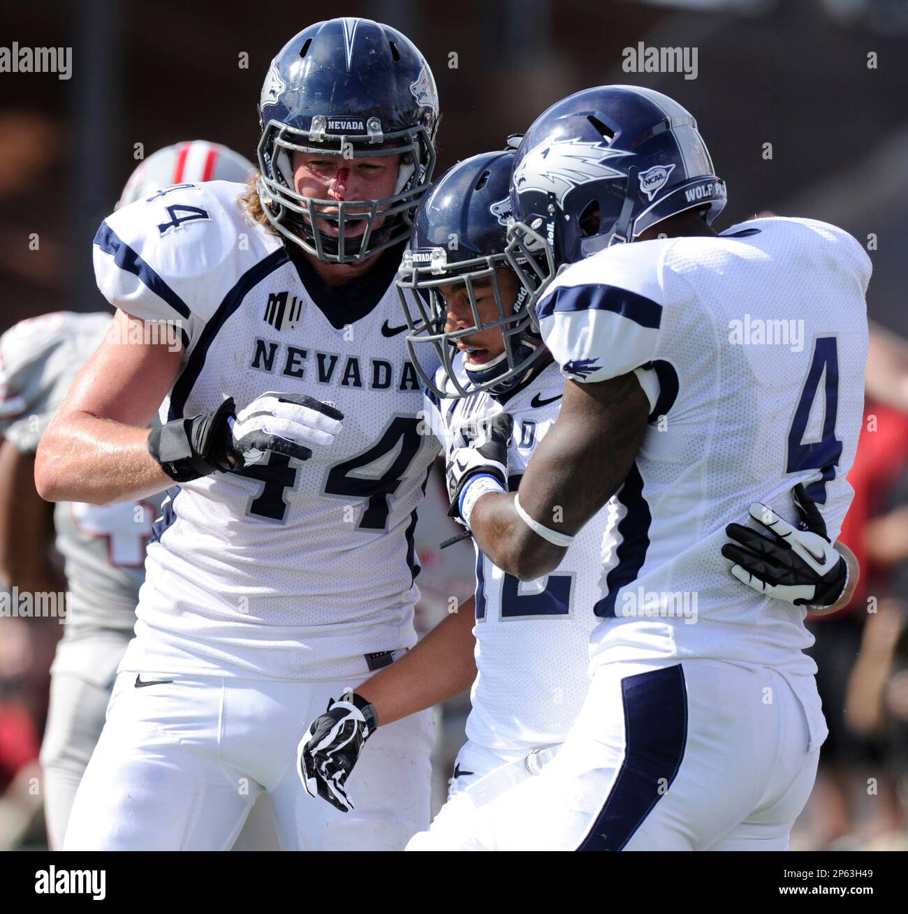Oct. 13, 2012 - Las Vegas, NV - 2012 OCT 13: Nevada's Zach Sudfeld (44 ...
