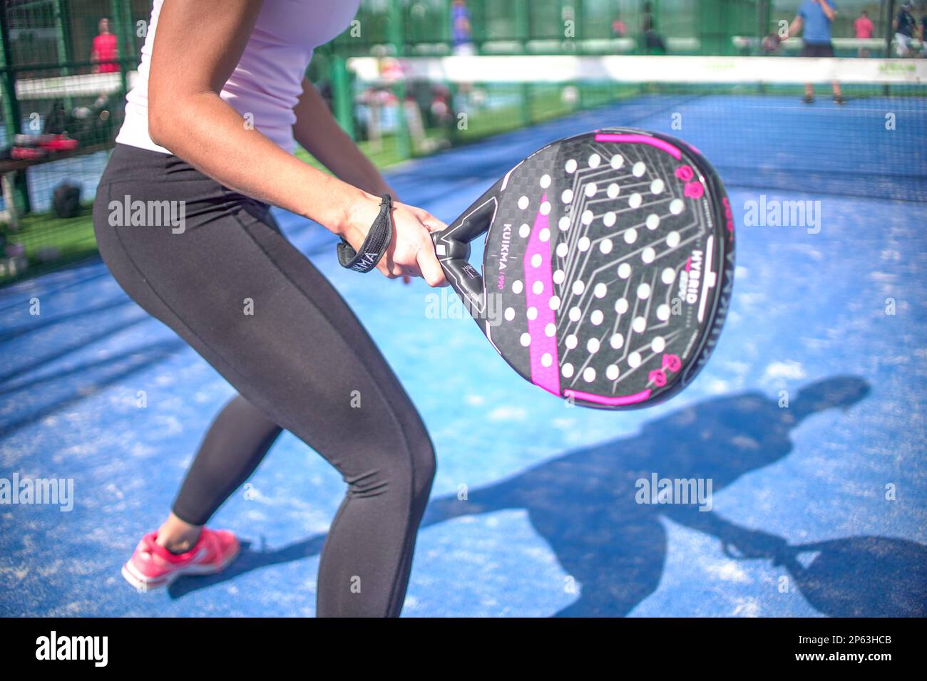 Padel court hi-res stock photography and images - Alamy