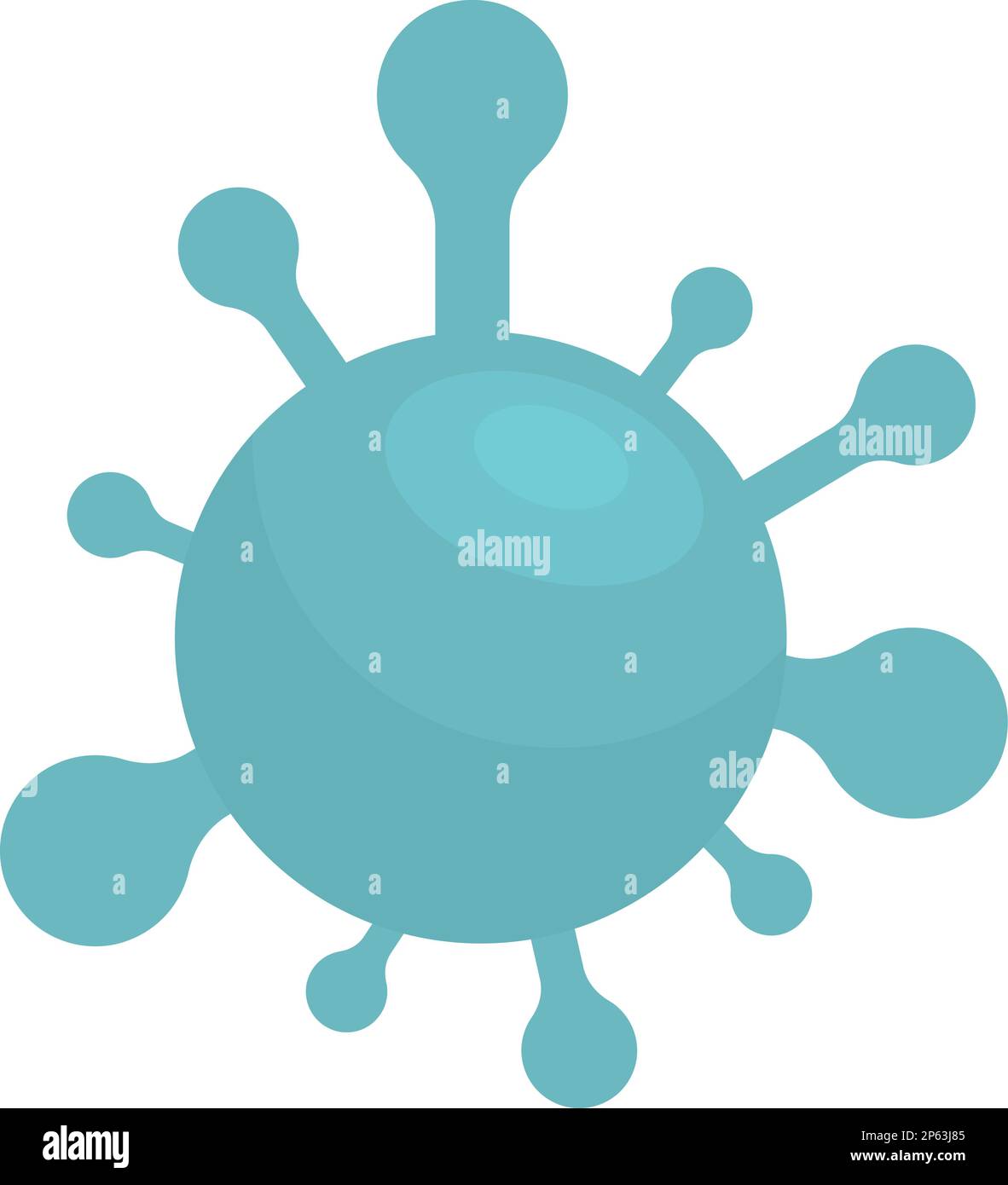 Mouth bacteria icon cartoon vector. Bacterial hygiene. Dental disease ...