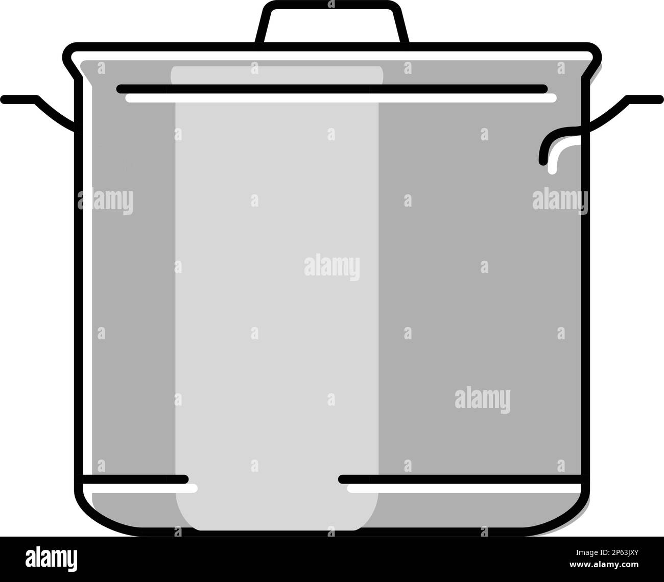 kitchenware pot cooking color icon vector illustration Stock Vector ...