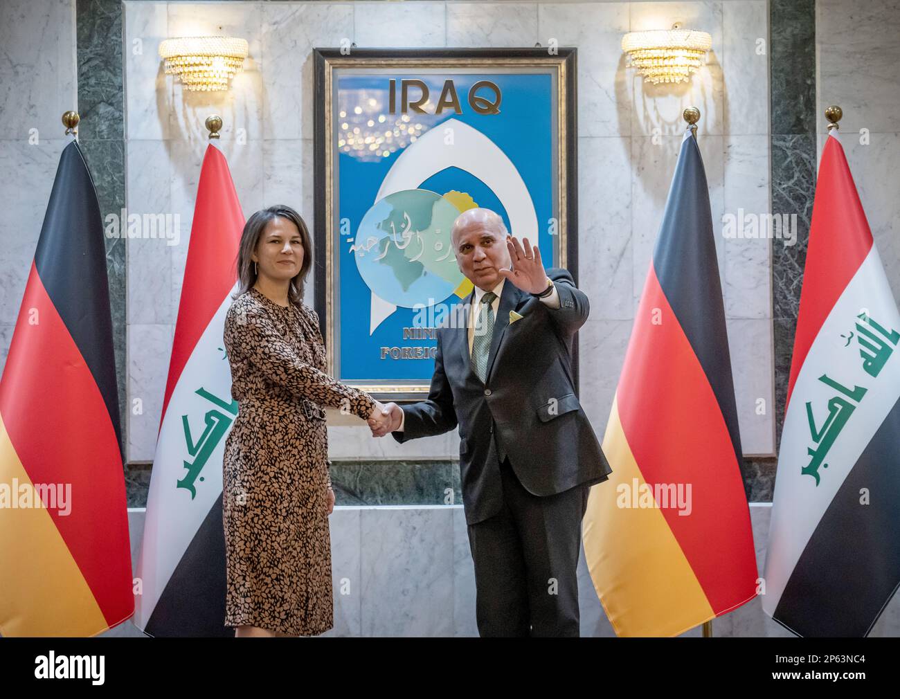 Bagdad, Iraq. 07th Mar, 2023. Annalena Baerbock (Bündnis 90/Die Grünen ...