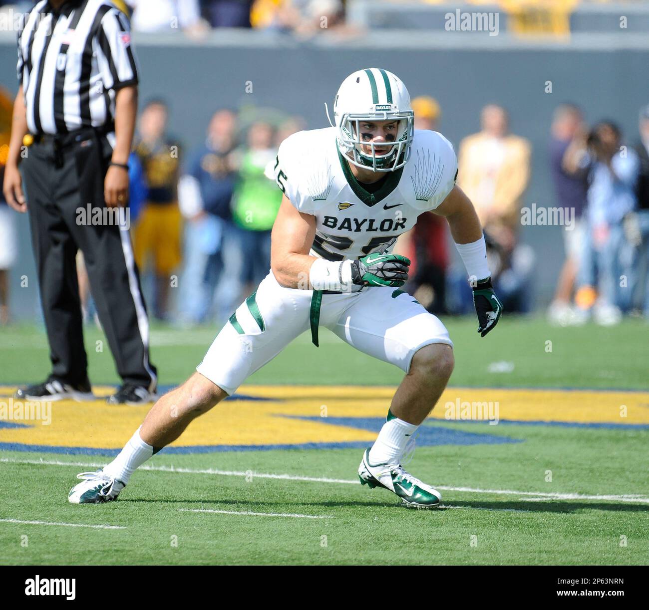 Baylor Bears Sam Holl (25) in action during a game against the West ...