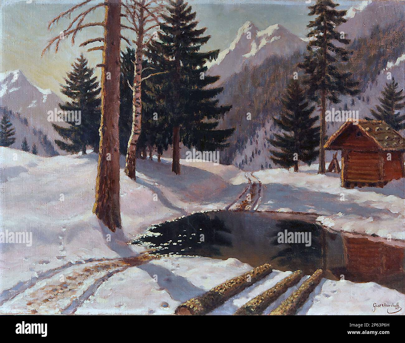 Spring thaw painting hi-res stock photography and images - Alamy