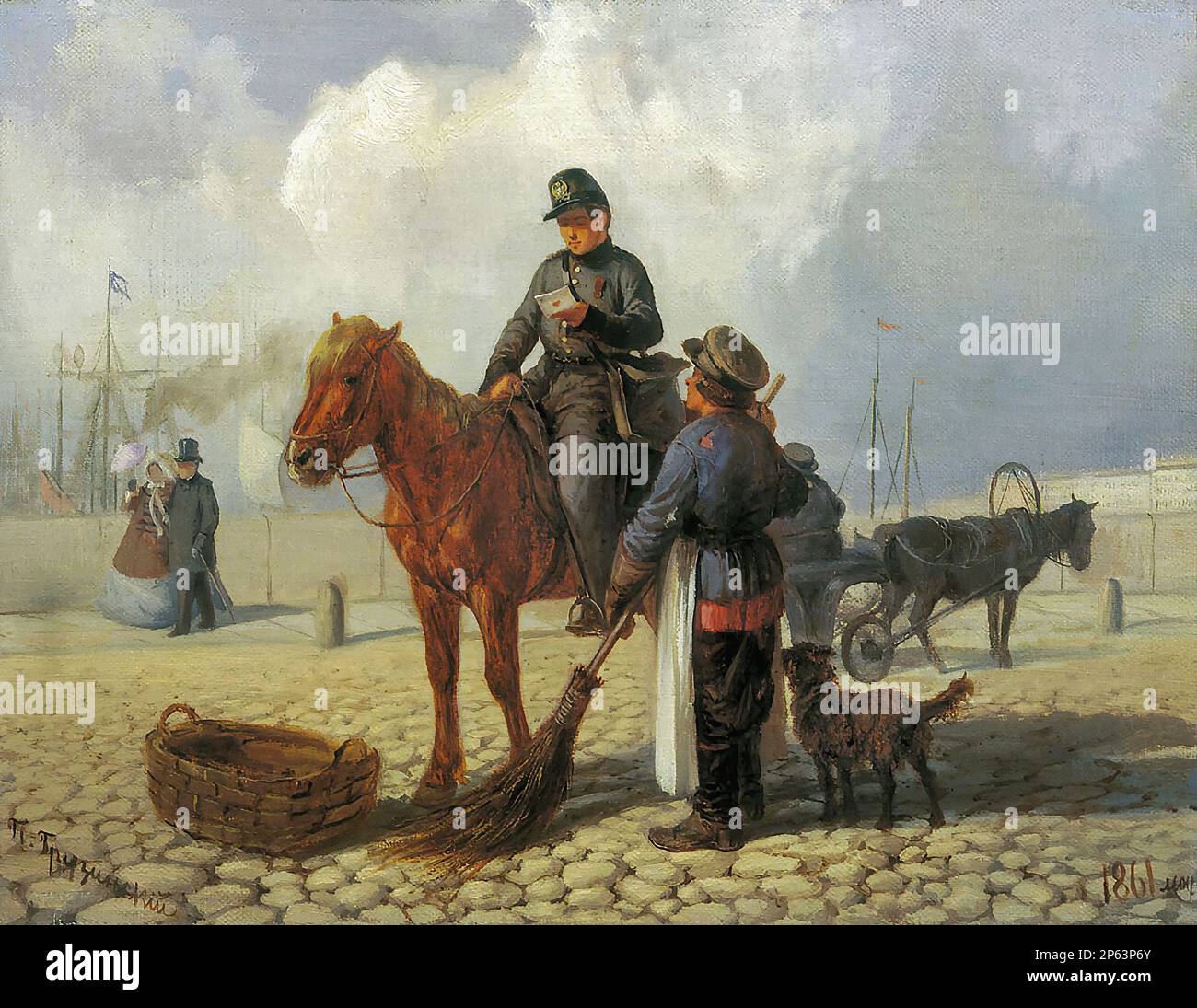 Russian postman hi-res stock photography and images - Alamy